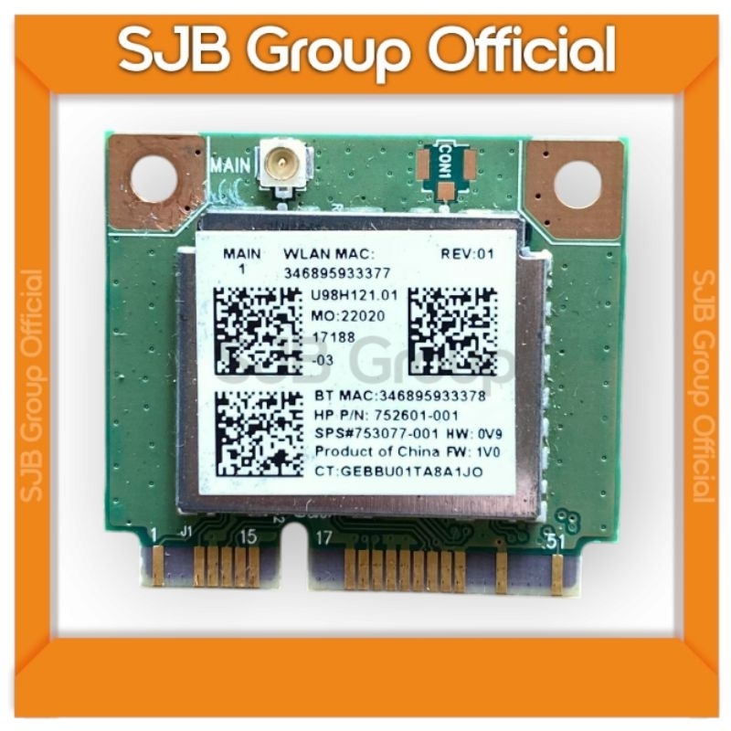 Wifi & Realtek Laptop Bluetooth Card RTL8723BE / RTL8723BE1T1R | Shopee ...