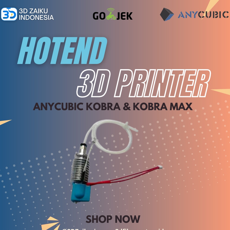 Original Anycubic Kobra and Kobra MAX Hotend 3D Printer | Shopee ...