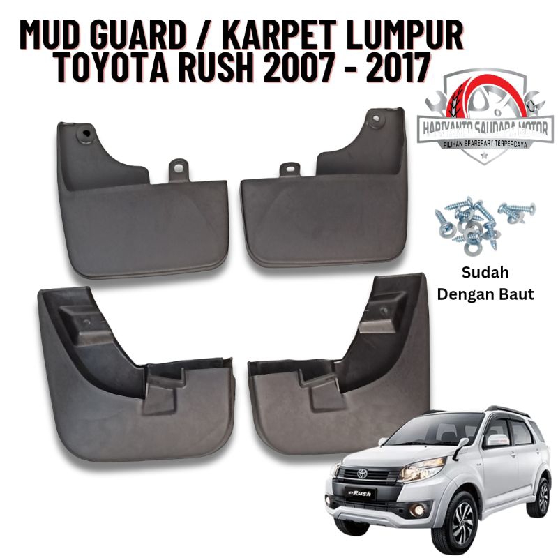 Toyota Rush 2007-2017 Mud Carpet/Mud Guard (Price 1 SET) | Shopee ...