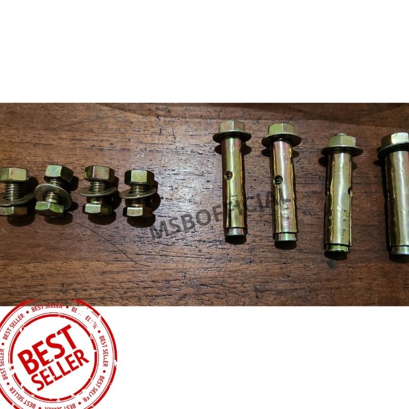 Dinabolt Bolts Set ac/ac Brecket Bolts/bracket bolts/ac bolts | Shopee ...