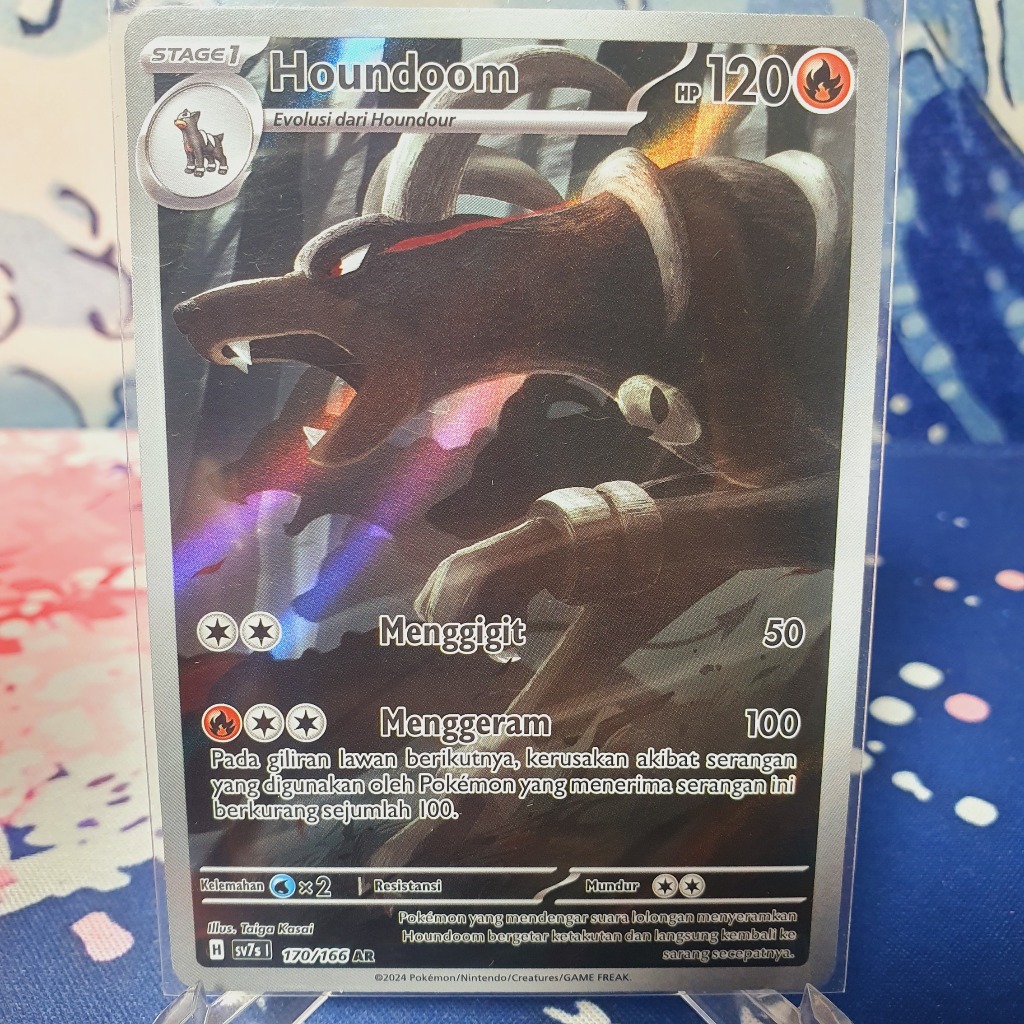 Houndoom AR sv7s 170/166 Pokemon TCG Indonesia Constellation Guidance ...