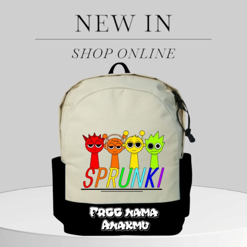 Sprunki CHILDREN'S BACKPACK BAG BACKPACK BAG FOR BOYS AND GIRLS ...