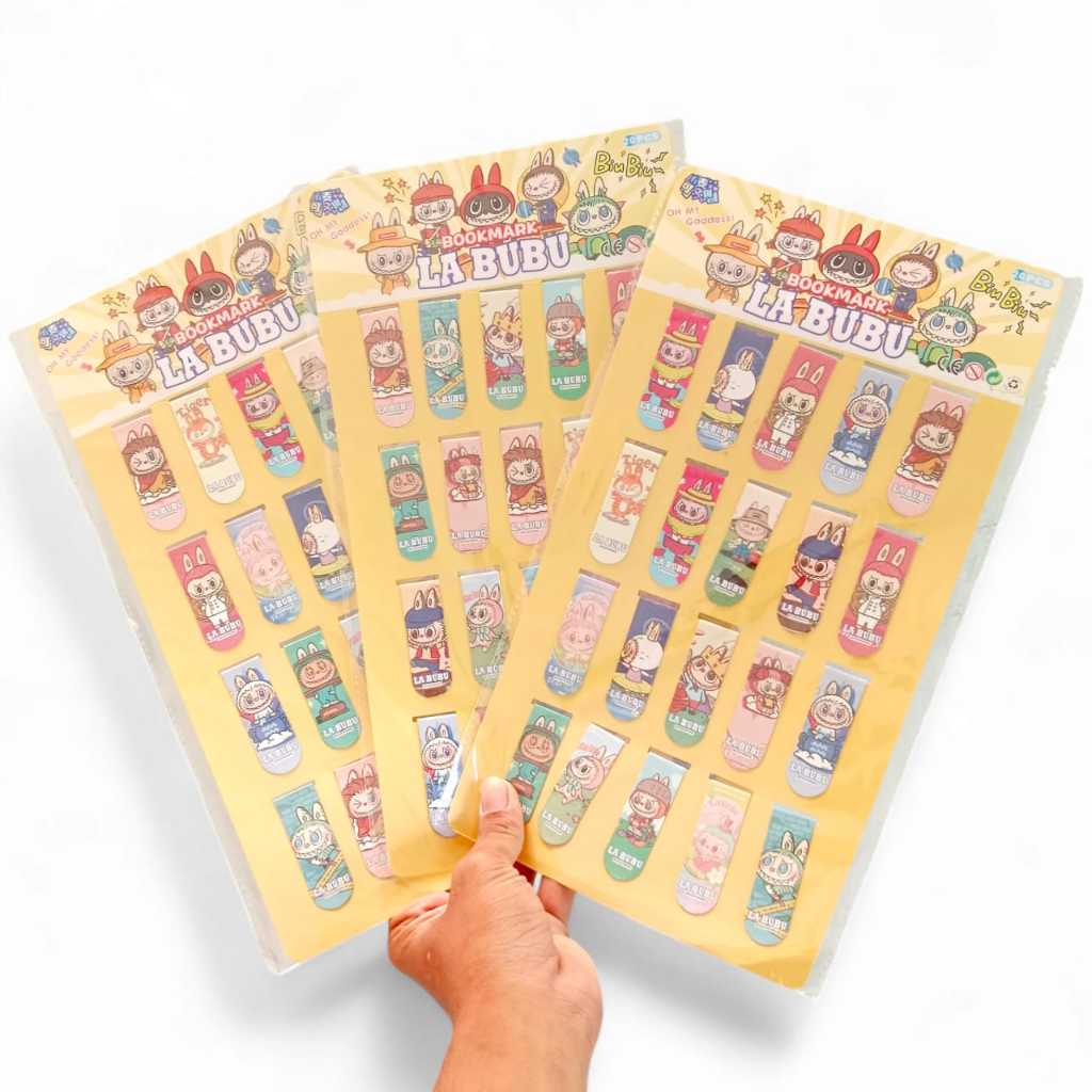 1 SHEET 20 PCS LABUBU MAGNET BOOK LIMITER / MAGNET BOOK LIMITER / CUTE ...