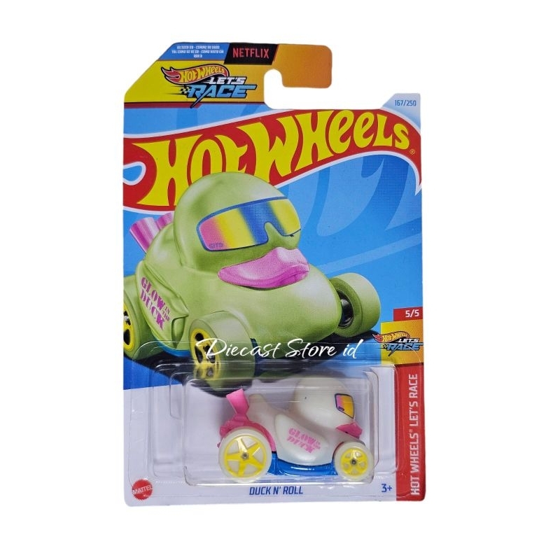 Original MATTEL DUCK N ROLL GLOW IN THE DARK HOT WHEELS | Shopee ...