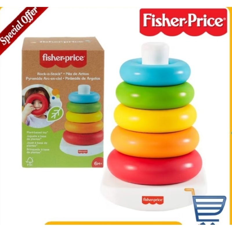 Fisher Price Rock A Stack - Donut Ring Stack Toy | Shopee Philippines