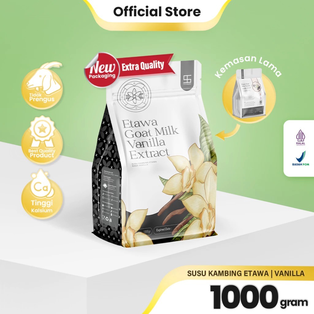 Shams Surabaya Livestock - Etawa Goat Milk Powder Vanilla Flavor 1 KG ...