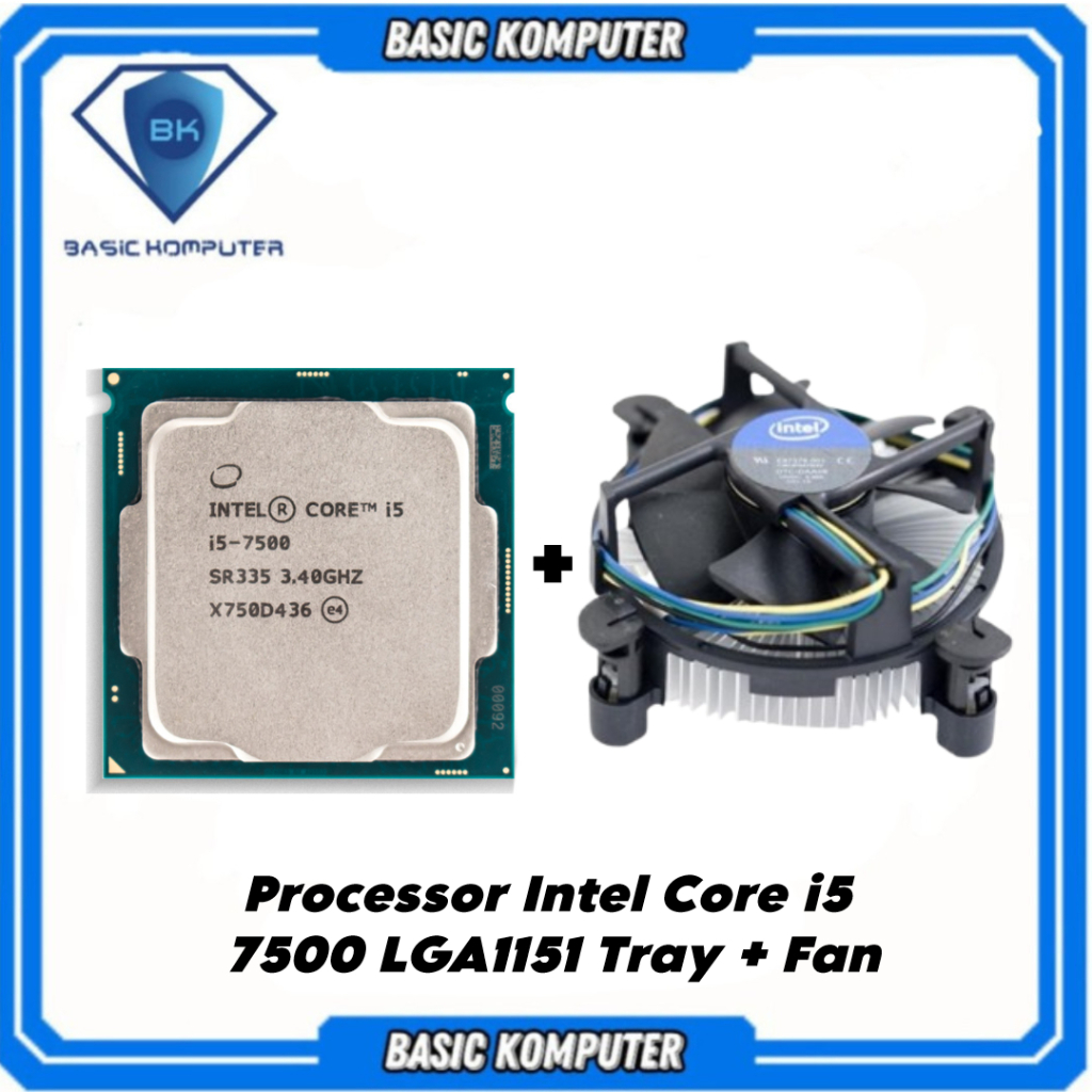 PROCESSOR INTEL CORE i5 7500 3.4 GHz SOCKET LGA1151 TRAY + FAN | Shopee ...