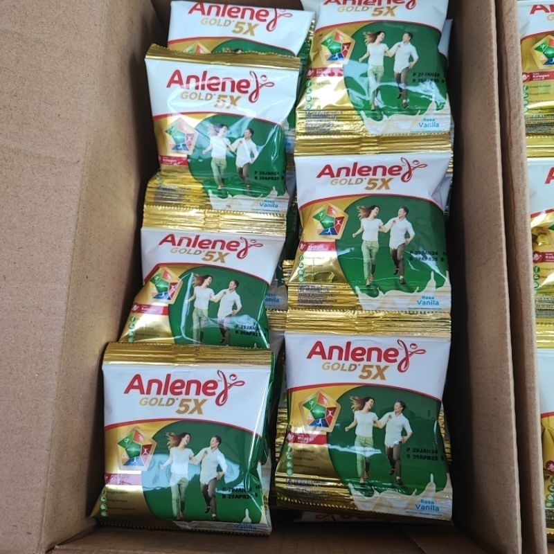 Anlene GOLD Vanilla sachet (1 pack contains 10 sachets @ 25gr) | Shopee ...