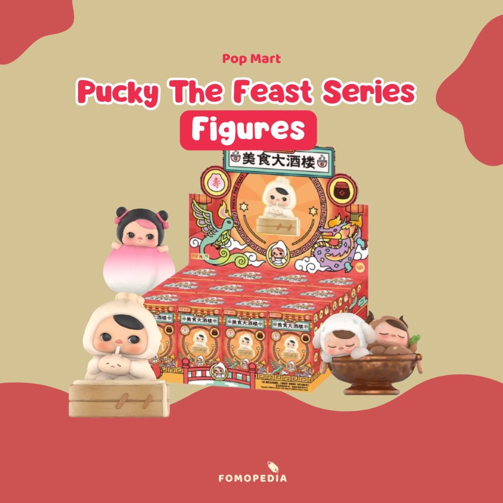 Pucky THE FEAST BLIND BOX AND SELECTED FIGURES CUTE DISPLAYS | Shopee ...