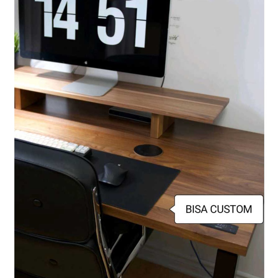 KI3 Computer monitor Raiser, wooden monitor stand in various sizes ...