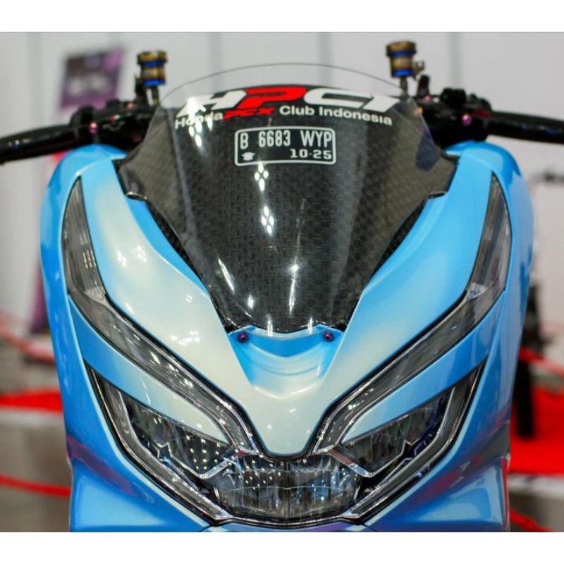 LOKAL Flat Standard Local Pcx 150 Windshield. Pcx150 Visor Short ...