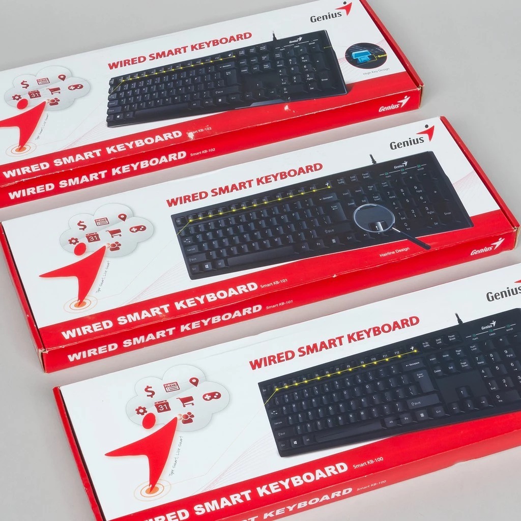 Original GENIUS KB-100 USB KEYBOARD -00709 | Shopee Philippines