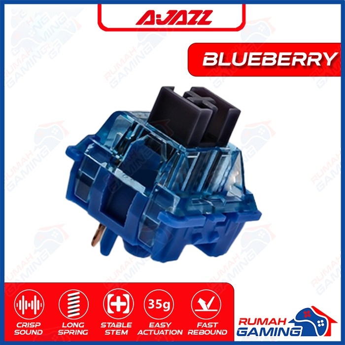 AJAZZ x HUANO Blueberry - Switch - 35g - Linear - Mechanical Keyboard ...