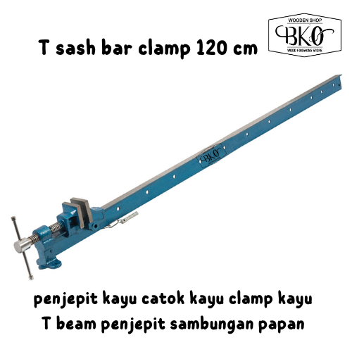 KAYU T sash bar clamp 120 cm wood clamp wood vise wood clamp T beam ...