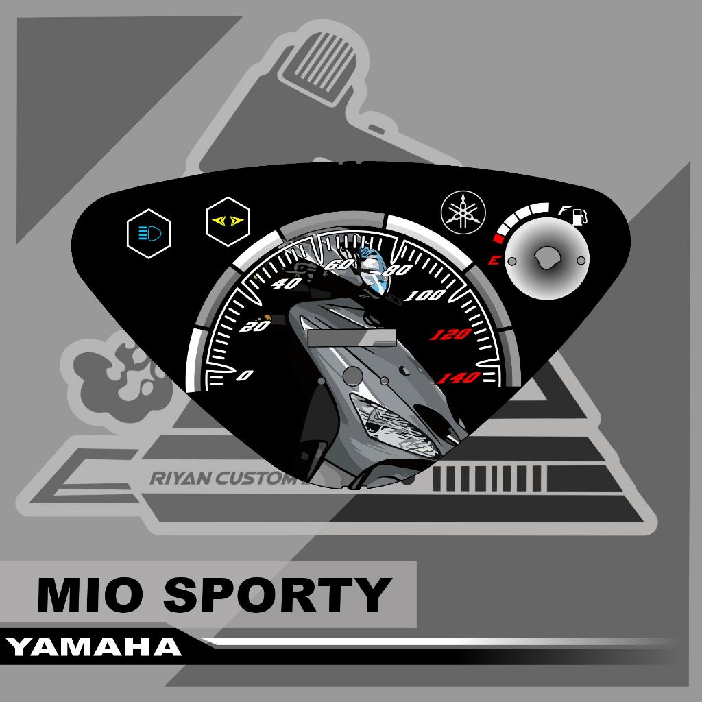 Yamaha MIO SPORTY CUSTOM SPEEDOMETER BOARD | Shopee Philippines
