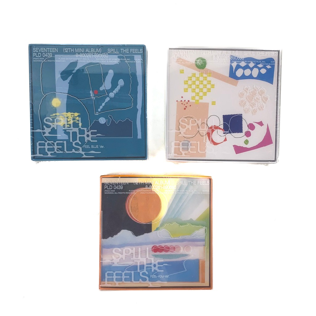 Seventeen 12th Mini Album - SPILL THE FEELS | Shopee Philippines
