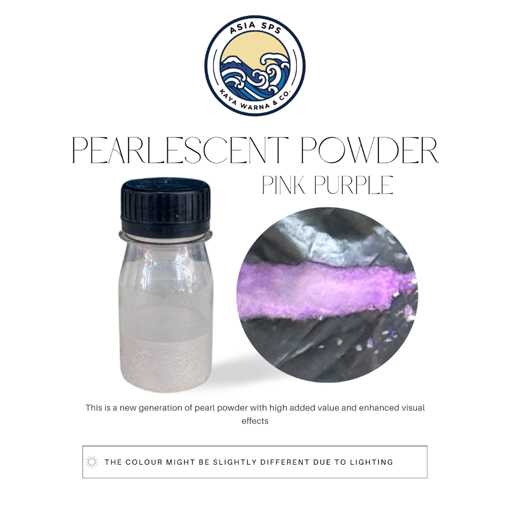 Aurora White Chameleon Premium Pearlescent PINK PURPLE Pearl Powder ...