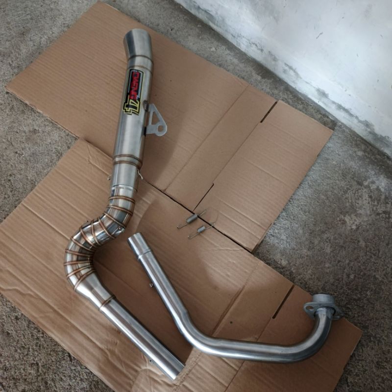 Open Spec Daeng Super Open Big Elbow pipe 51mm for Raider 150 carb ...