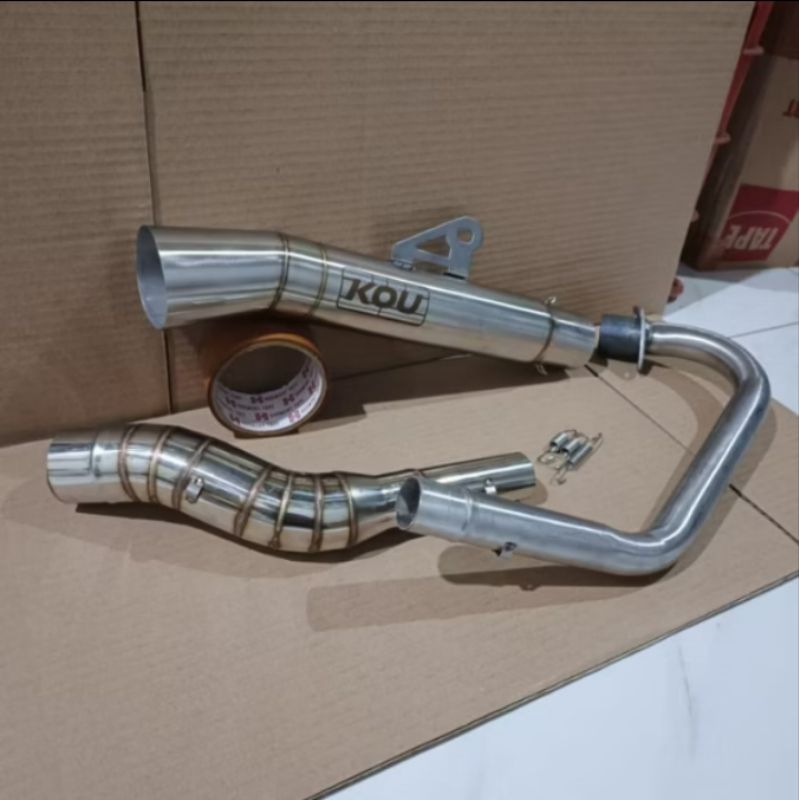 Exhaust muffler Open Kou 51mm for Raider150 Tmx Rusi tc Skygo Snper135 ...