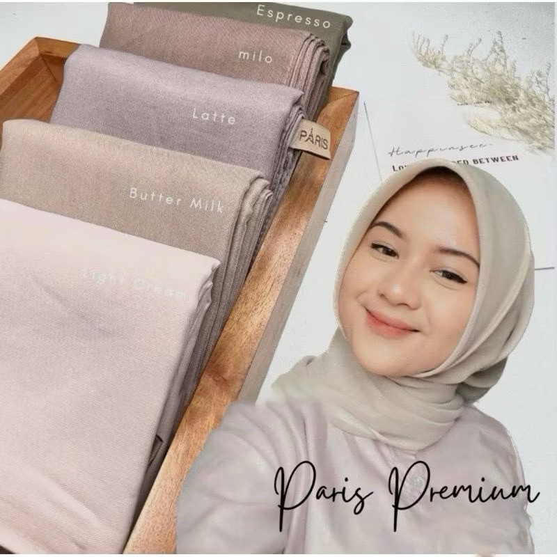 Paris voal premium (oryginal) premium voal paris rectangular hijab ...