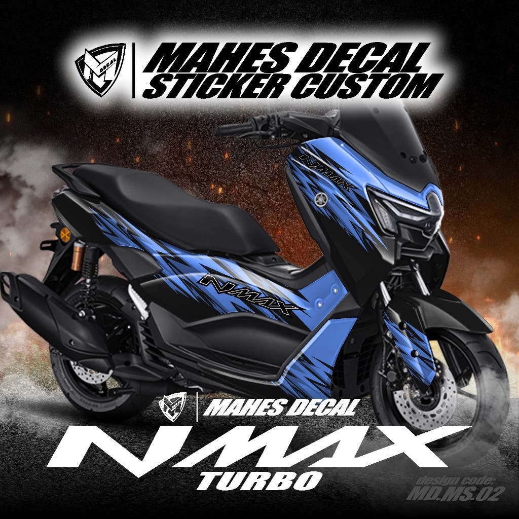 Yamaha Nmax Turbo Decal Sticker - NEW 2024 Full Body Nmax Sticker ...