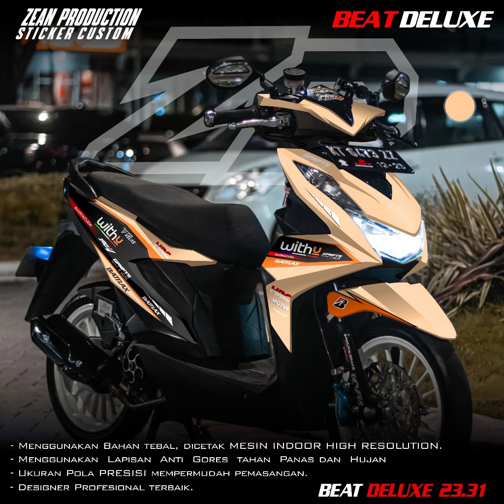 Newest Decal Sticker Honda Beat DELUXE STREET 2020 2021 2022 2023 Full ...