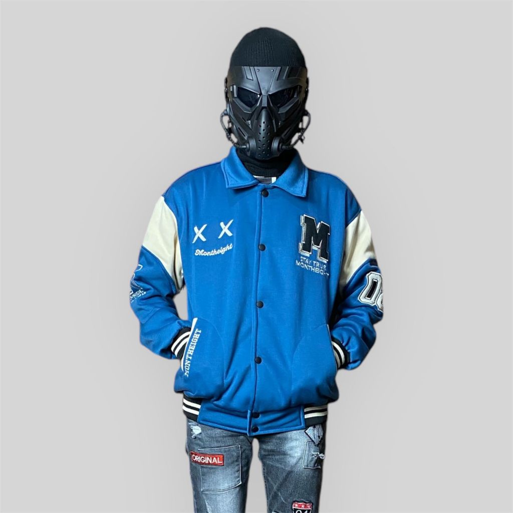 Premium fully embroidered men's and women's baseball varsity jacket on ...