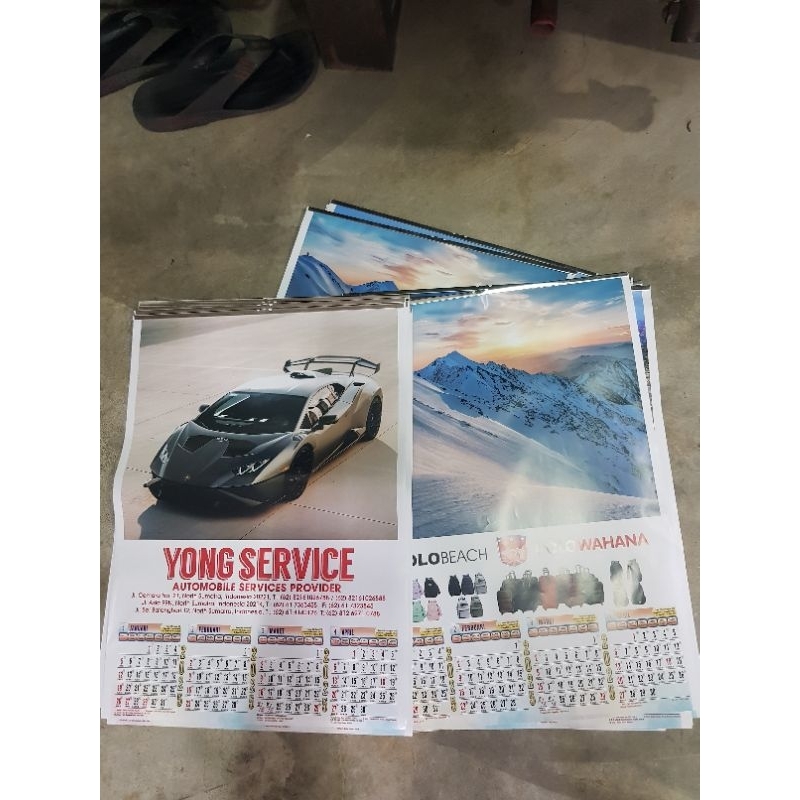 2025 wall calendar remaining production still suitable for use | Shopee ...