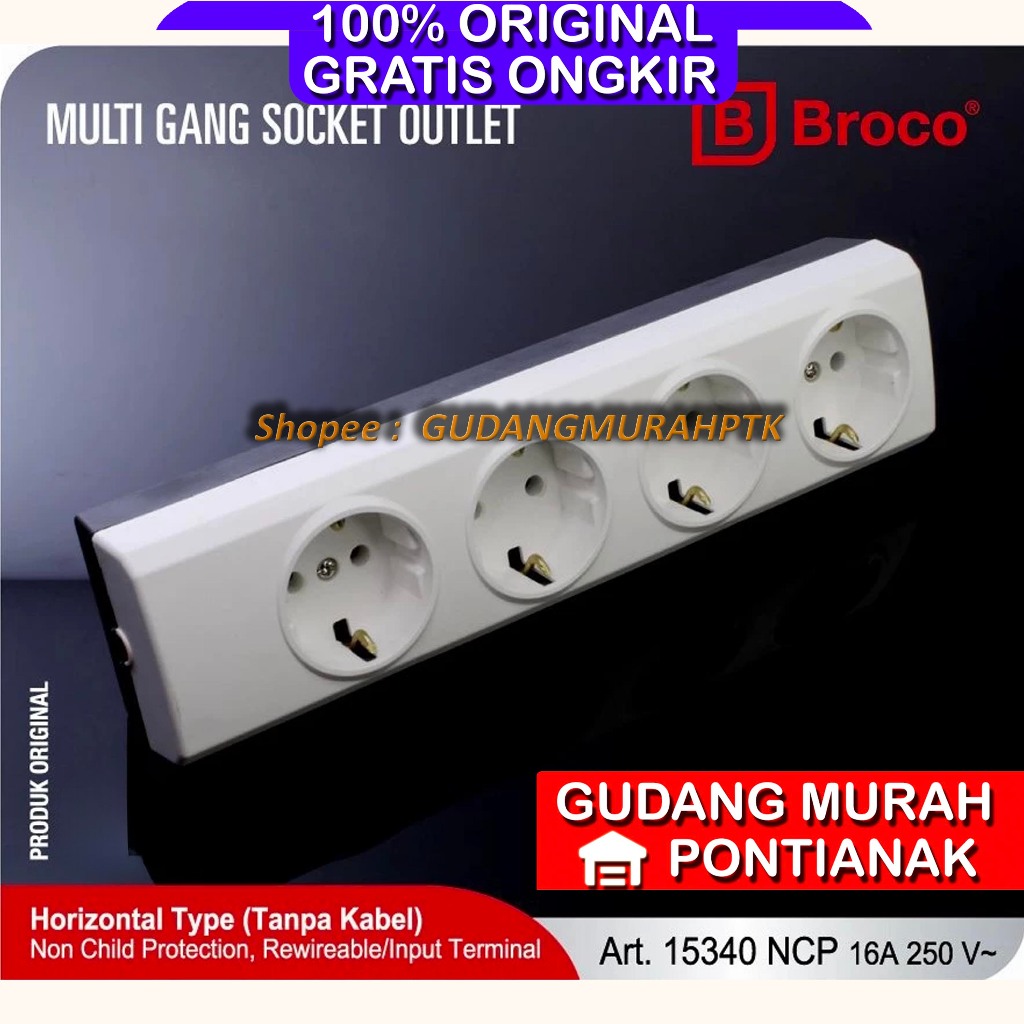 Broco Terminal 4 Hole Socket 15340 NCP Socket 4 Lbg SNI Brass Terminal ...