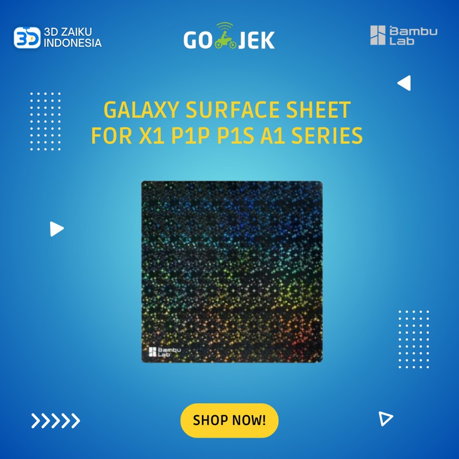 Original Bambulab Galaxy Surface Sheet for Bambulab X1 P1S A1 Series 3D ...