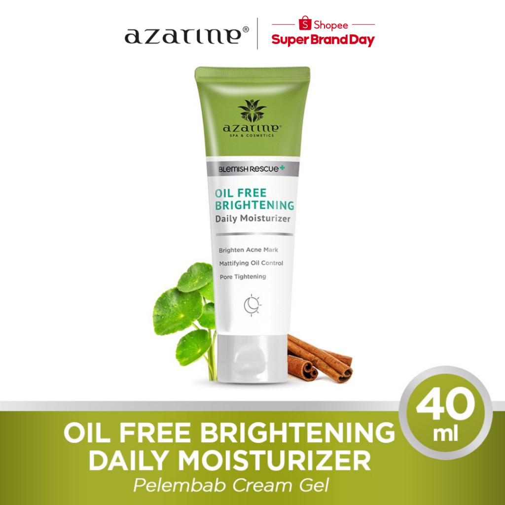 Azarine Oil Free Brightening Daily Moisturizer for Oily Acne Skin ...
