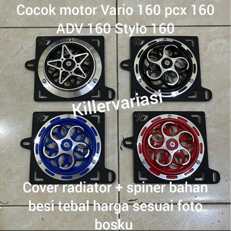 RADIATOR COVER+SPINNER PCX 160 VARIO 160 ADV 160 CC STYLO 160 CC ...