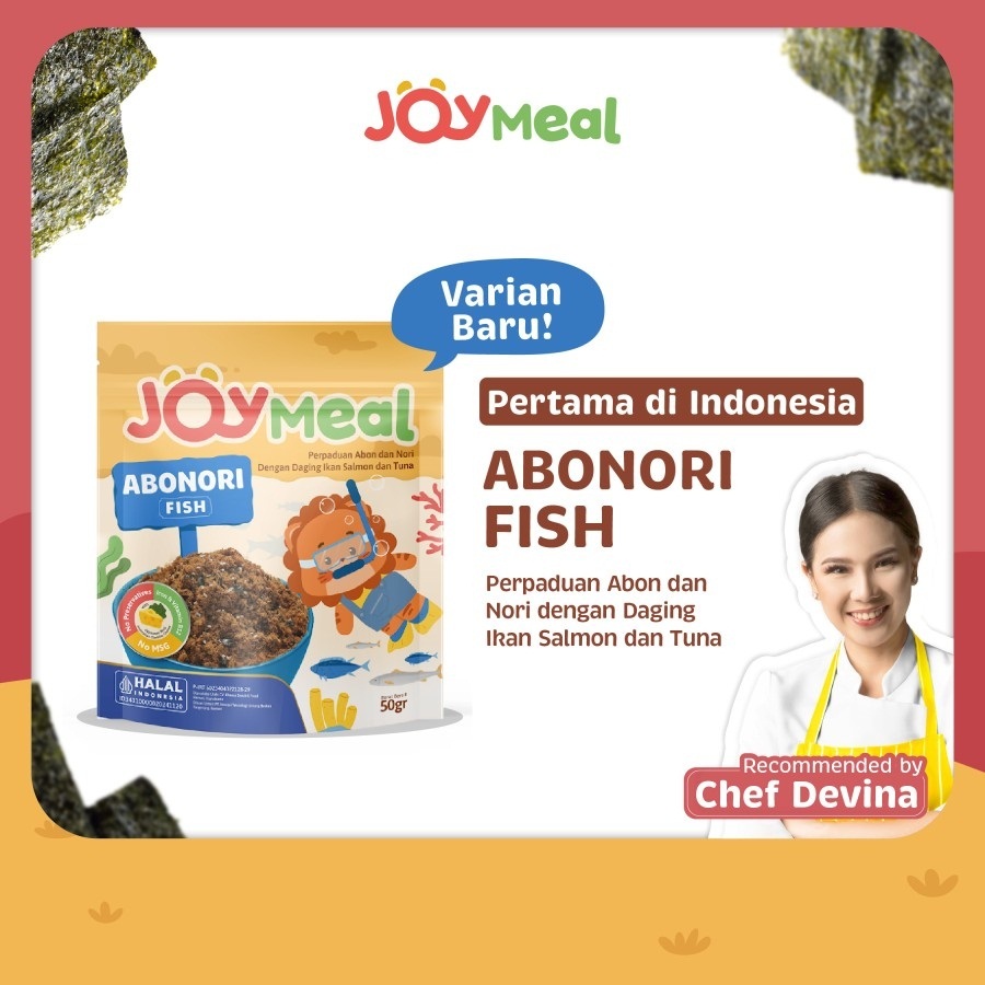 Joymeal ABONORI FISH 50gr | A combination of Abon and Nori with Salmon and Tuna Meat | Shopee ...