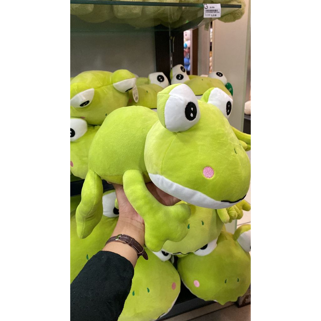 Gramedia - KUKIKO PLUSH LAYING FROG 28CM KKKPL-4C | Shopee Philippines