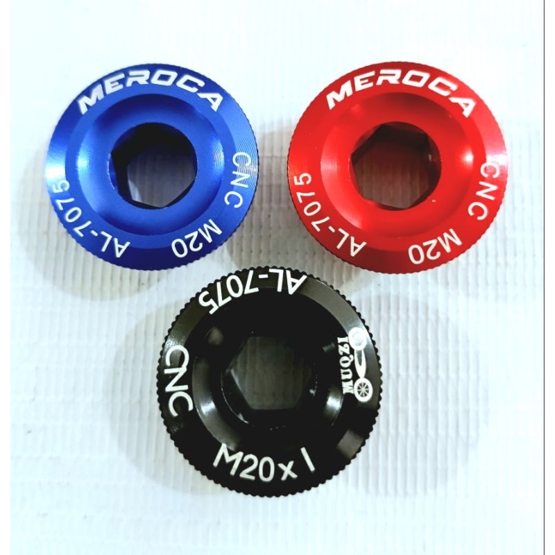 Crank HOLLOTEC II CNC ALOY M18 M19 M20 BOLT CAP | Shopee Philippines