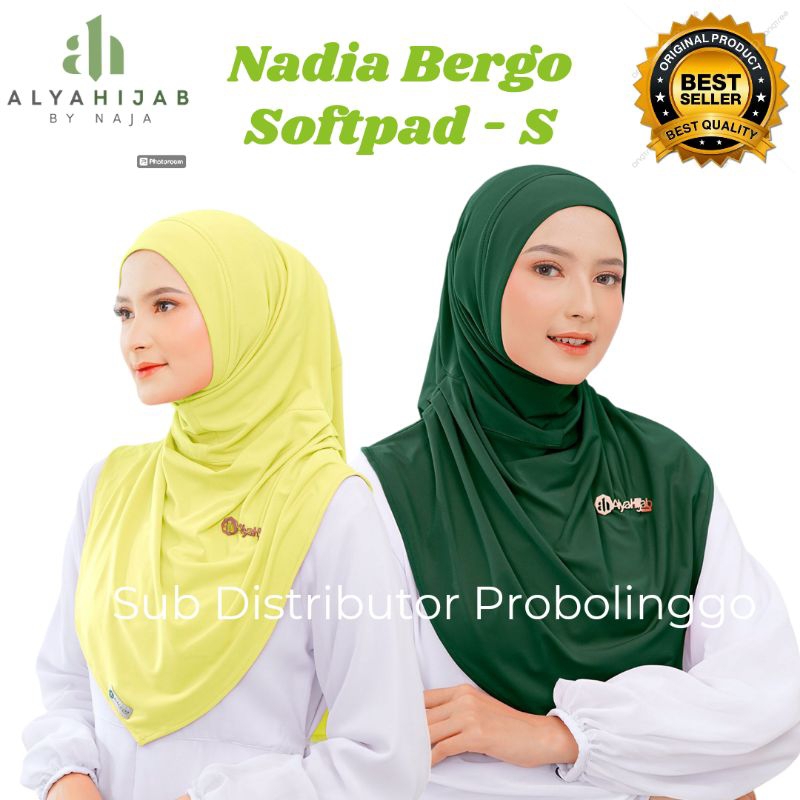 Alyahijab by Naja Nadia Bergo Size S - Instant Bergo Softpad HQ Jersey Material | Shopee Philippines
