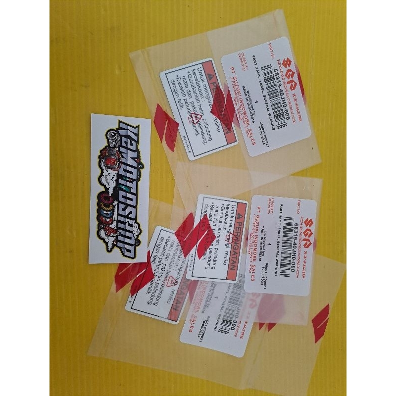 Sgp Warning Label Sticker Warning Label Sticker | Shopee Philippines