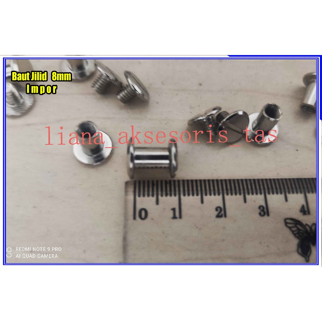 8mm Book Binding Bolts - 8mm Agenda Binding Bolts Minus Nuts - POPULAR ...