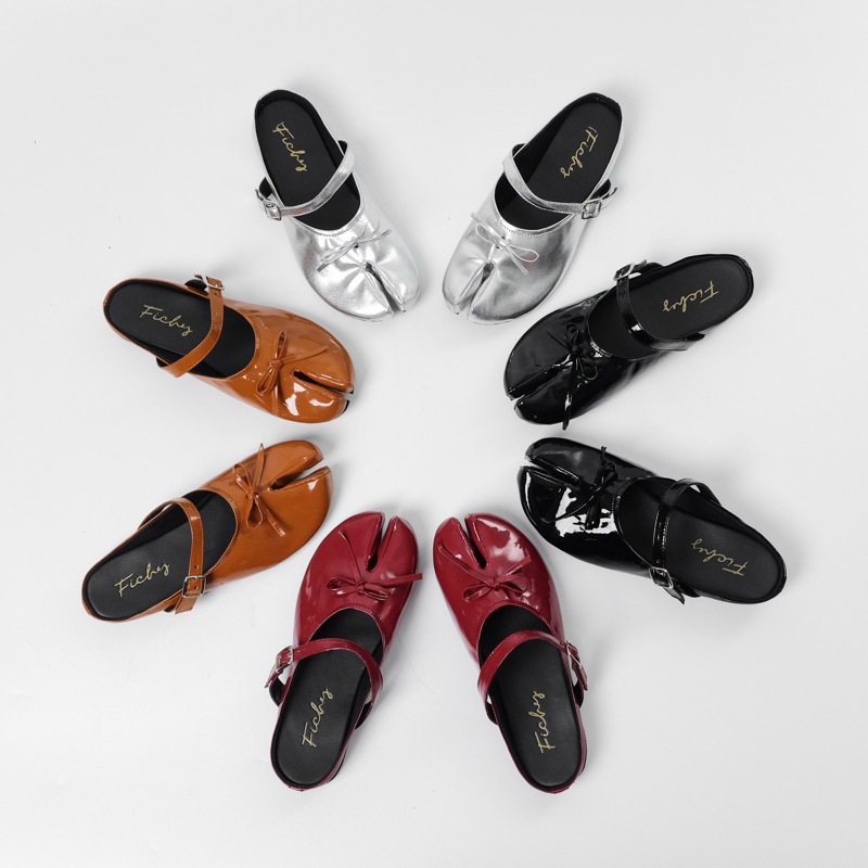 Fichy - Dalita Tabi Shoes / Tabi Shoes / Tabi Flat Shoes | Shopee ...