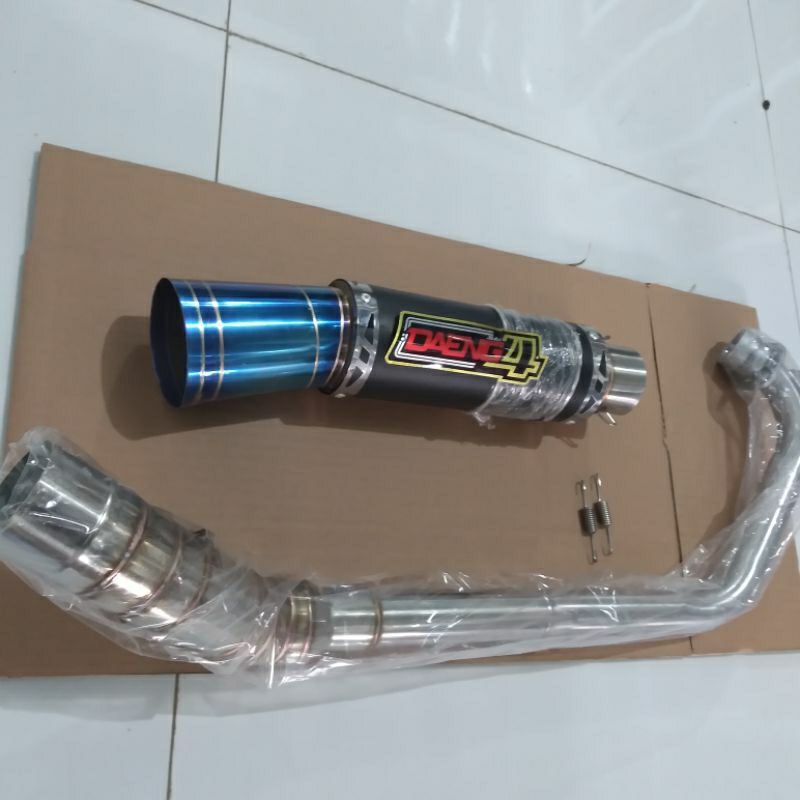 Canister open pipe Daeng Sai4 51mm for Tmx 125 155 Rusi tc 125 155 ...