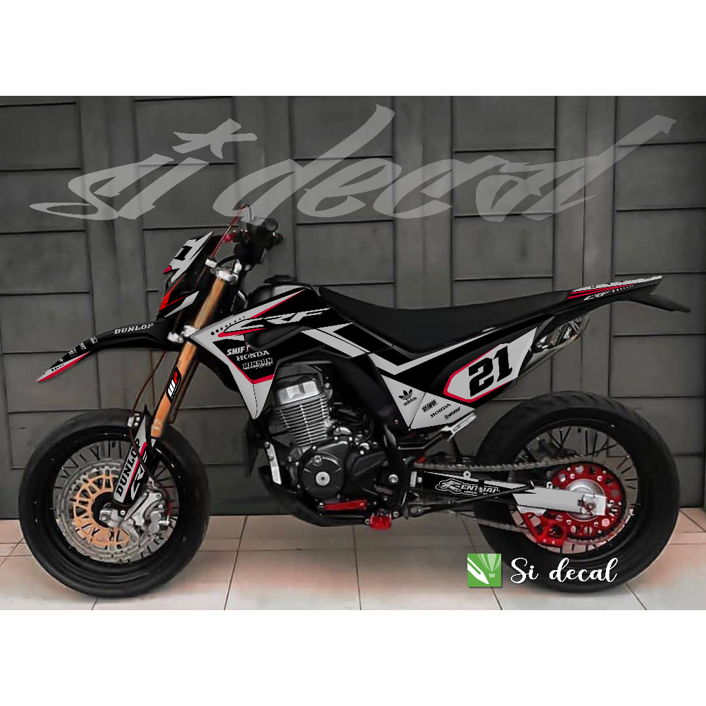 Cool motif stickers custom decal crf 150 L custom full body free ...