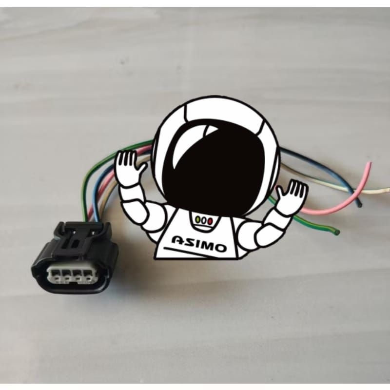 Small 4 pin socket original honda fi old pcx 125 150 cbu cbr thailand ...