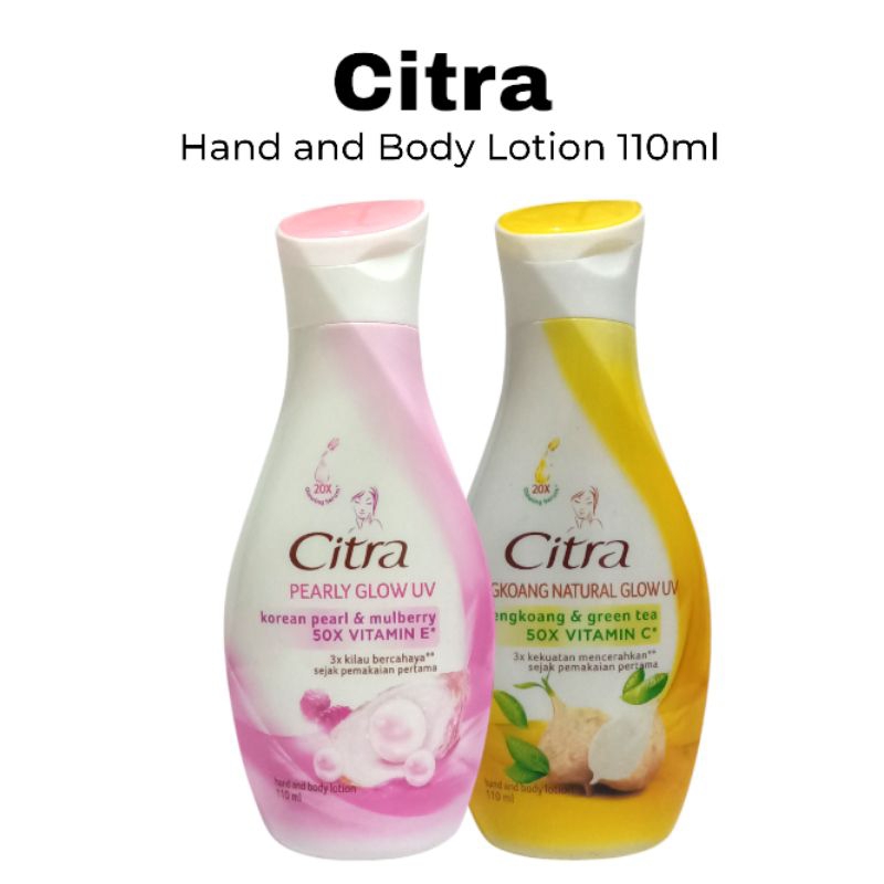Citra Hand and Body Lotion 110ml | Body Lotion Citra Jicama & Pearly ...