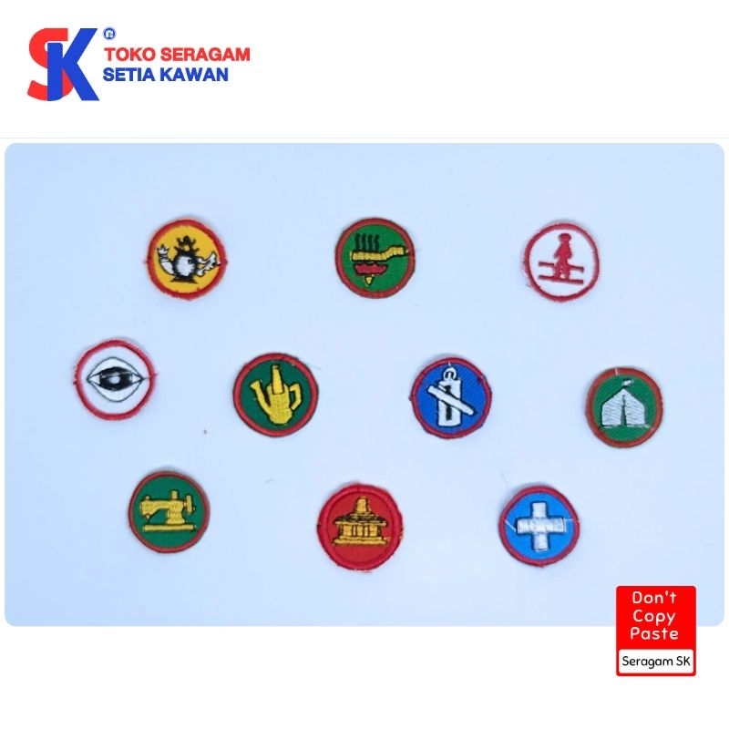 Tkk Embroidered Emblem Patch (Special Scout Proficiency Sign) | Shopee ...