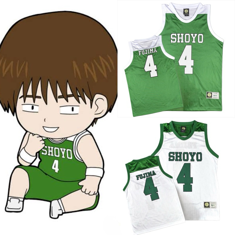 SLAM DUNK ANIME SHOYO 4 FUJIMA BASKETBALL JERSEY | Shopee Philippines