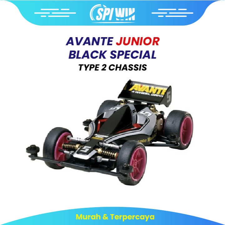 Tamiya Original Avante JR Black Special Type 2 Chassis | Shopee Philippines