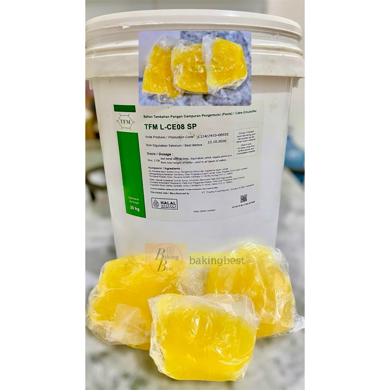 New! Sp REPACK TFM ECONOMIC Cake Emulsifier Halal Cake Emulsifier (100 ...