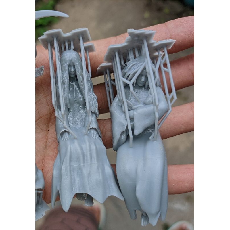 MC_e Horror Miniature Tempeh Basket / Kuntilanak / Kunti / Ghost Hair ...