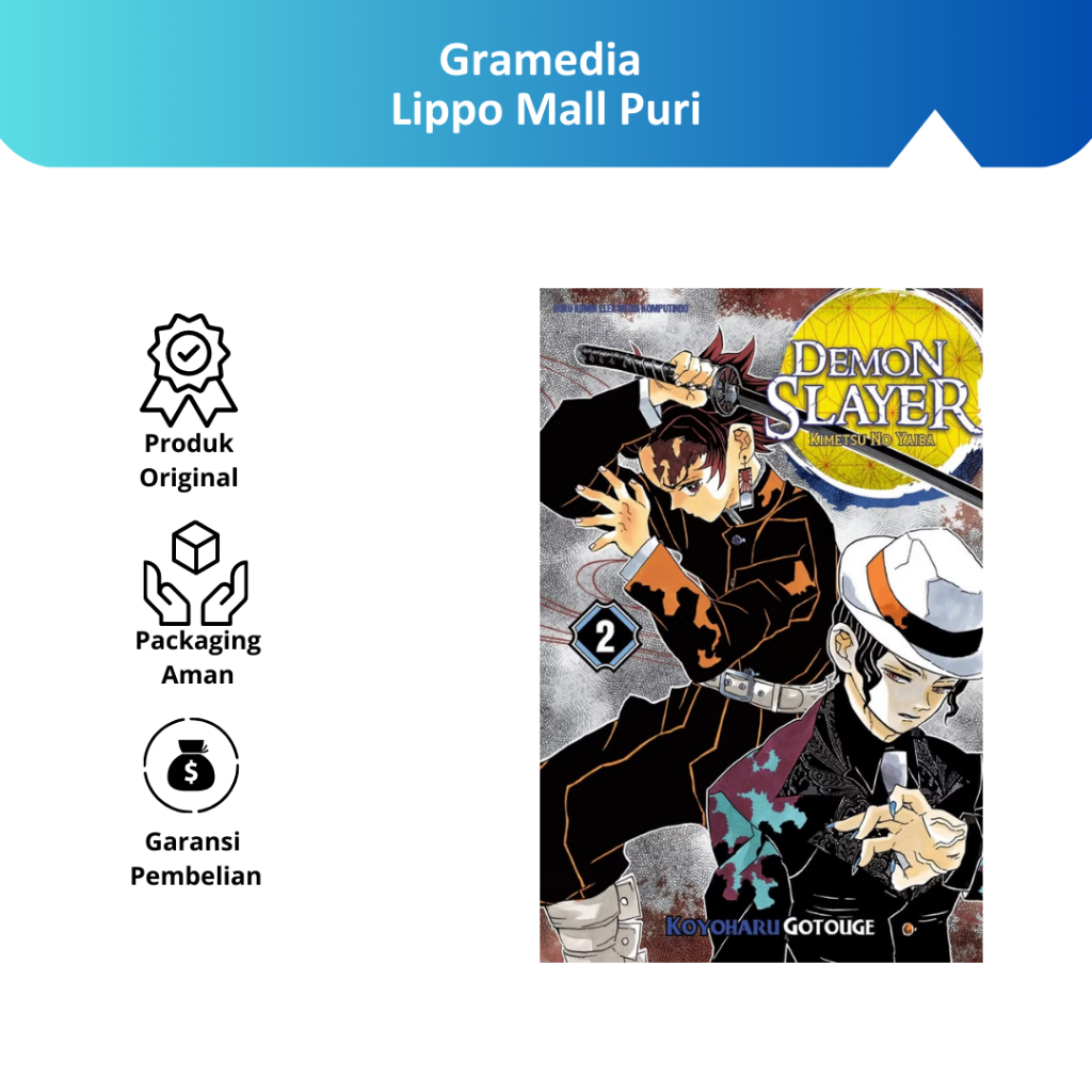 Gramedia Lippo Mall Puri - Demon Slayer: Kimetsu no Yaiba 02 (Koyoharu ...