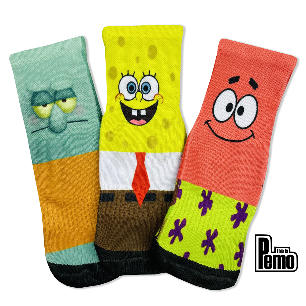 THIS IS PEMO - Children's Full Print Socks // SPONGEBOB Series | Shopee ...